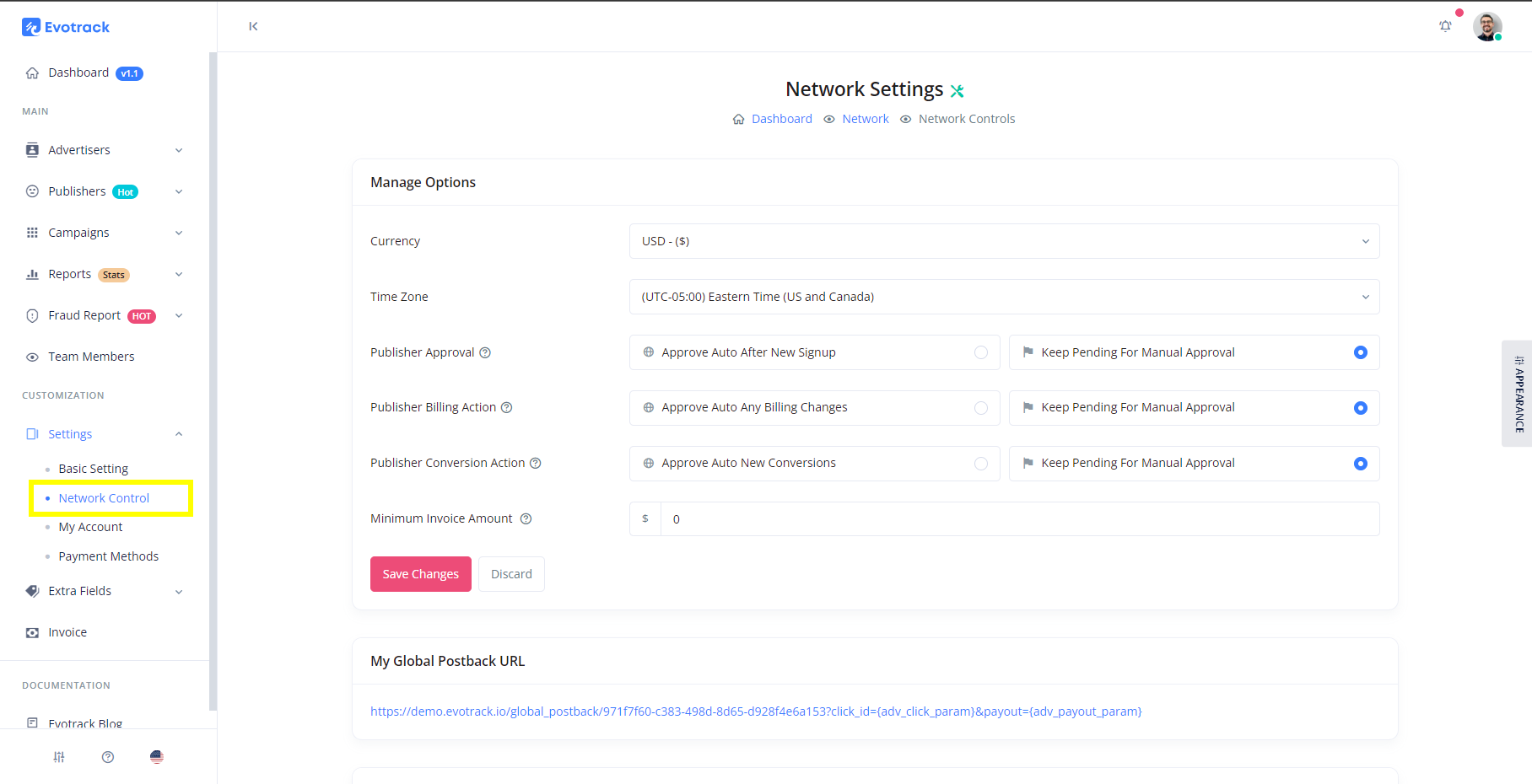 Postback Integration – Documentation Postback Integration – Documentation